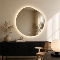 China Cloud-Shaped Irregular Frameless Backlit LED Wall Mirror with Touch Dimmable Control and IP44 IP54 Waterproof for sale