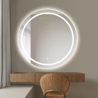 China Modern Invisible LED Bathroom Mirror - Vanishing Frosting Smart Vanity Mirror with Hidden Front Design Defog for sale