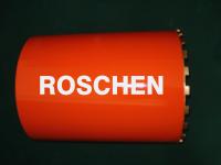 China ROSCHEN 89mm Diamond Core Bits for Concrete Drilling - 370mm Length with 9 Segments for sale