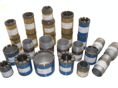 China Matrix 9 Grade HQ HQ3 HWL Impregnated Diamond Core Bits for Quartz and Granite Cutting for sale