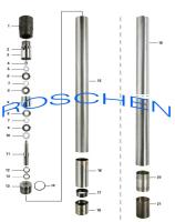 China Terracore Conventional Double Tube Core Barrel Assembly for Geotechnical Drilling - 46mm to 146mm Sizes with T2/T6/T6S Models for sale