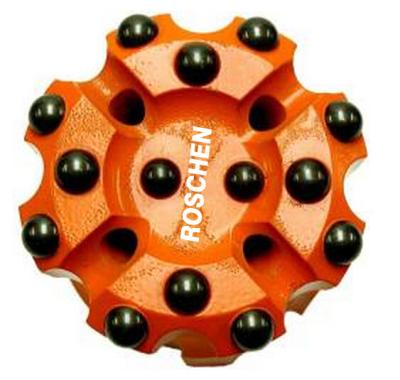 China T51 89 mm Retrac Spherical Button Flat Face / Drop Center Button Bits for sale