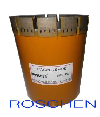 China Impregnated Diamond Drilling Tools Casing Shoe / Rod Shoe Bits for sale