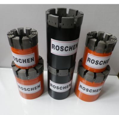 China NQ Wireline Impregnated Diamond Core Drill Bits , N Rod Thread Bits for sale