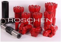 China R32 42 43 44mm Button Bit Top Hammer Drilling With Alloy Steel / Tungsten Carbide for sale
