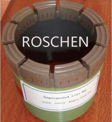 China HWG Diamond Core Drill Bits , Coring Bits for Geological Exploration for sale