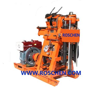 China RS-2 Trailer Mounted Diamond Core Drilling Rig - 100m/180m Depth, 150mm Hole Diameter for Geological Exploration for sale