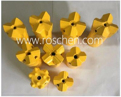 China Furnace Blast Hole Tapping Carbide Cross Bits 20-127mm with Tungsten Carbide Tips for Hard Rock Drilling for sale