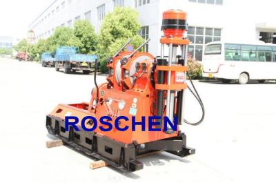 China RS-300 Portable Hydraulic Water Well Drilling Rig for 200-300mm Boreholes, 100-600m Depth, 41HP Diesel Engine for sale