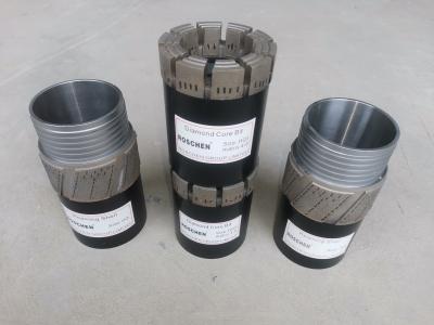 China Diamond Core Drill Bits for Smooth and Professional Mineral Exploration Core Drilling for sale