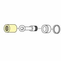 China Wireline Core Barrel Pump Out Adapter NQ3 HQ3 PQ3 for sale