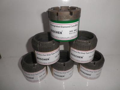 China NTW Core Bits for Soft to Hardness Rock Formation Exploration Core Drilling for sale