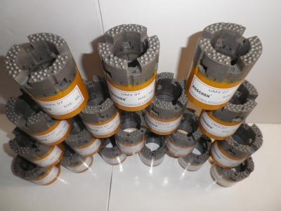 China Ultramatrix Diamond Core Bits PQ 25mm , Stage 3 UMX Bit For Very Hardness Rocks Drilling for sale