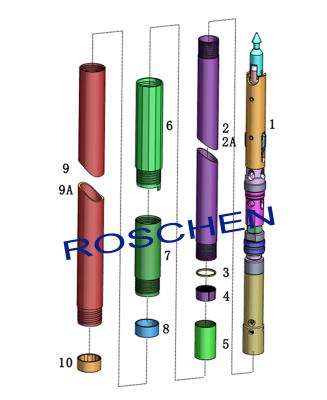 China NWT HTW BTW Core Barrel Competely 3 Meters Length For Diamond Core Drilling for sale