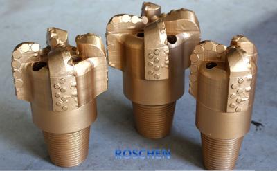 China 4 Blades 6 Inch Tricone Drill Bit Diamond Type Matrix Body For Oil Hole Drilling for sale