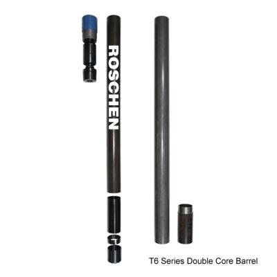 China T6-76 T6-86 T6-101 T6-116 T6-131 T6-146 Double Tube Core Barrels for sale