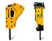 China ROSCHEN Hydraulic Breaker Hammer 45-190mm Chisel Diameter for 1.2-65 Ton Excavators for sale