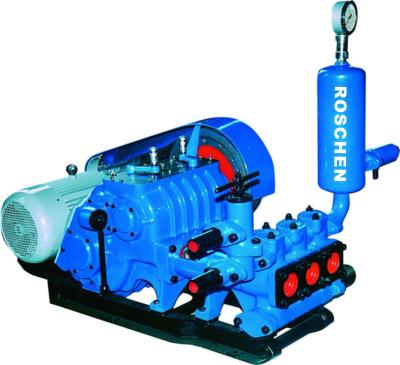 China RS-250 High Pressure Mud Pump | 15kW Hydraulic Triplex Piston Pump for 1500m Core Drilling for sale