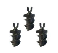 China High Efficiency Steel Earth Auger Drill Bit - 15 Inch (380mm) Hollow Stem Design with 50° Hardness for Soil Drilling for sale