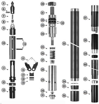 China Triefus Triple Tube Core Barrel for dam sites / well mineral resources core drilling for sale