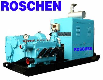 China 132kW Hydraulic Motor Triplex Mud Pump RS-1000/RS-1200 with 150mm Stroke and 1000 L/min Displacement for sale