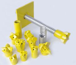 China ROSCHEN Self Drilling Hollow Anchor Bolt R25 to T130 with 200-800 KN Load Capacity for Rock Support for sale