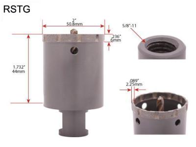 China Pilot Crown 2 Inch Core Drill Bit with 3/8 Pilot for Stone and Ceramic - Diamond Cutting Tool 50.8mm for sale