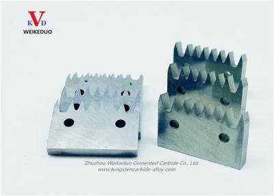 China Cemented Carbide Serrated Non Standard Blade High Precision Hardness 92 HRA for sale