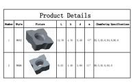 China Tungsten Carbide Chamfer Cutter Inserts Abrasion Resistant 90 Degree for Precision Deburring for sale