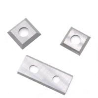China 30x12x1.5mm Tungsten Carbide Planer Blades 2 Holes for Portable Wood Planer Spiral Cutter for sale