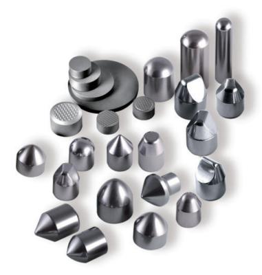 China Tungsten Carbide Mining DTH Bit Buttons High Wear Resistance YG8 Grade 14.8 g/cm3 for sale