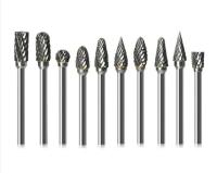 China Tungsten Carbide Rotary Burrs Double Cut for Metal Working HRC70 6mm Shank for sale