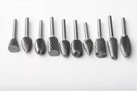 China 6mm Carbide Rotary Burr Set Double Cut Tungsten Steel Cutting Files for Metal HRC70 for sale