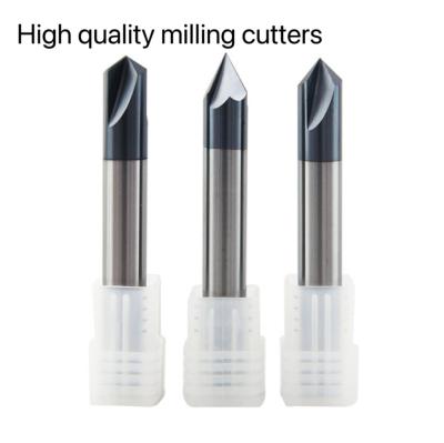 China Industrial Tungsten Core Drill 60 90 120 Degree Three Point Chamfering Knife Carbide Helical Slot for sale