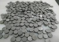 China Size Customized Tungsten Wafer , Tungsten Carbide Disc For Oil Mining for sale