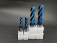 China Solid Carbide End Mill 4 Flute HRC 65 AlCrSiN Coated for Stainless Steel 6-20mm for sale
