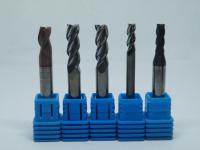 China Solid Carbide Flat End Mill 1mm-20mm 2-4 Flute for Steel Milling High Hardness 92.6 HRA for sale