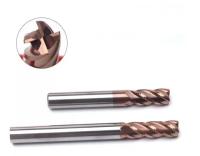 China Solid Tungsten Carbide End Mill , Square End Mill With High Wear Resistance for sale