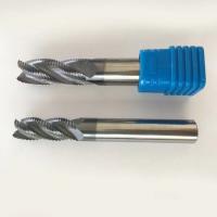 China High Precision Carbide Roughing End Mills / Wave Edge Cutters With 1-4 Flutes for sale