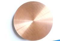 China Round Copper Tungsten Sheet Plate Custom Diameter 150mm High Temperature Resistance for sale