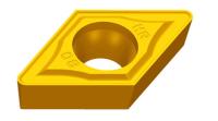 China Carbide Turning Inserts DCGT0702005L-USF DCMT00T304-HR CNC Lathe Tool Blade 2.38mm Thickness for sale
