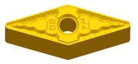 China Tungsten Carbide Inserts VBMW160404 VNMG160404-DF PM CVD TiAlN Coating 4.76mm Thickness for sale