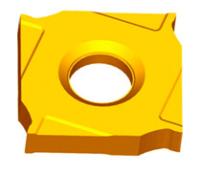 China XSEQ1202,Yellow Square Carbide Inserts , HRC40-60 Carbide Insert Milling Cutters for sale