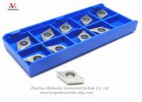 China DCMT11T304 Indexable Carbide Inserts for Steel Cast Iron Turning CVD PVD Coated for sale