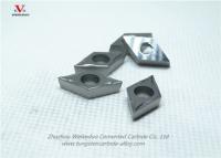 China DCMT11T304-FA Tungsten Carbide Inserts CVD TiAlN Coating Abrasion Resistance 4.76mm Thickness for sale