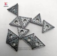 China TNMG160408-HQ Carbide Turning Inserts Oxidation Resistance Tungsten CNC 10mm Diamond Shape for sale