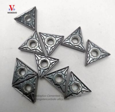 China TNMG160408-HQ Carbide Turning Inserts Oxidation Resistance Tungsten CNC 10mm Diamond Shape for sale
