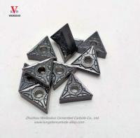 China TNMG160408-HQ Wear Resistant Tungsten Carbide Inserts Triangle Cemented Carbide 100% Virgin Raw Material for sale