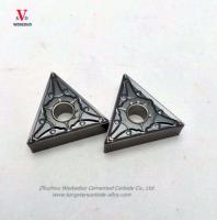 China TNMG160408-HQ Triangular Tungsten Carbide Inserts Wear Resistance 2mm Thickness 30 Degree for sale
