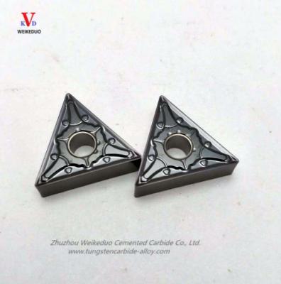 China TNMG160408-HQ Triangular Tungsten Carbide Inserts Wear Resistance 2mm Thickness 30 Degree for sale